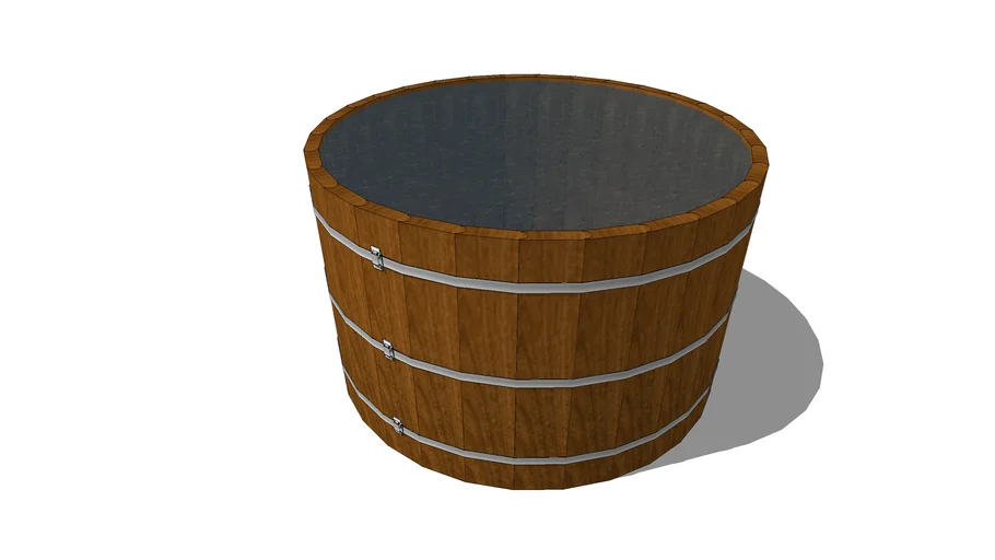 Cedar Hot Tub / Ofuro | 3D Warehouse
