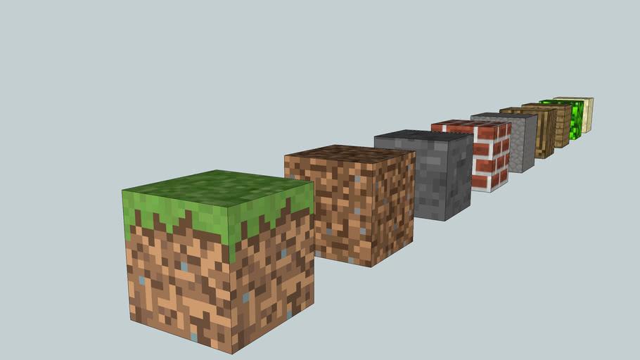 minecraft blocks | 3D Warehouse