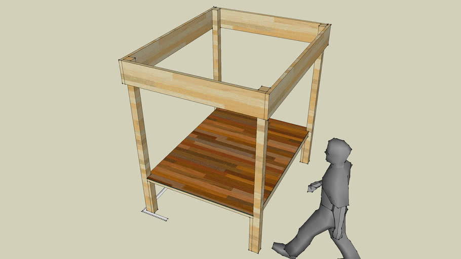 Queen Bedframe | 3D Warehouse