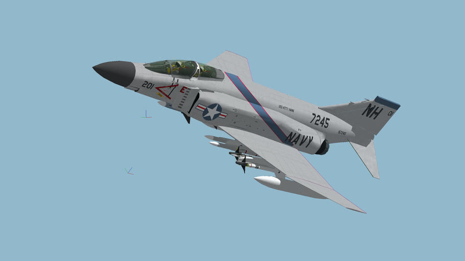 Vietnam_era+F-4+Phantom | 3D Warehouse