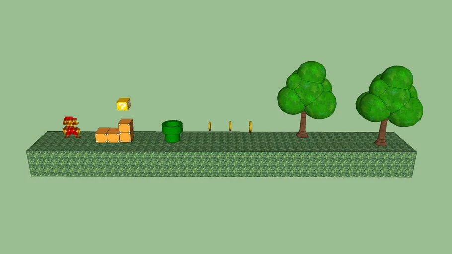 Mario Level (Jungle) | 3D Warehouse
