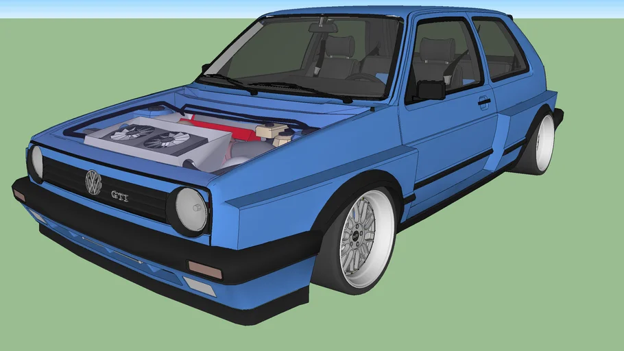 VW GOLF RALLYE MK 2 | 3D Warehouse