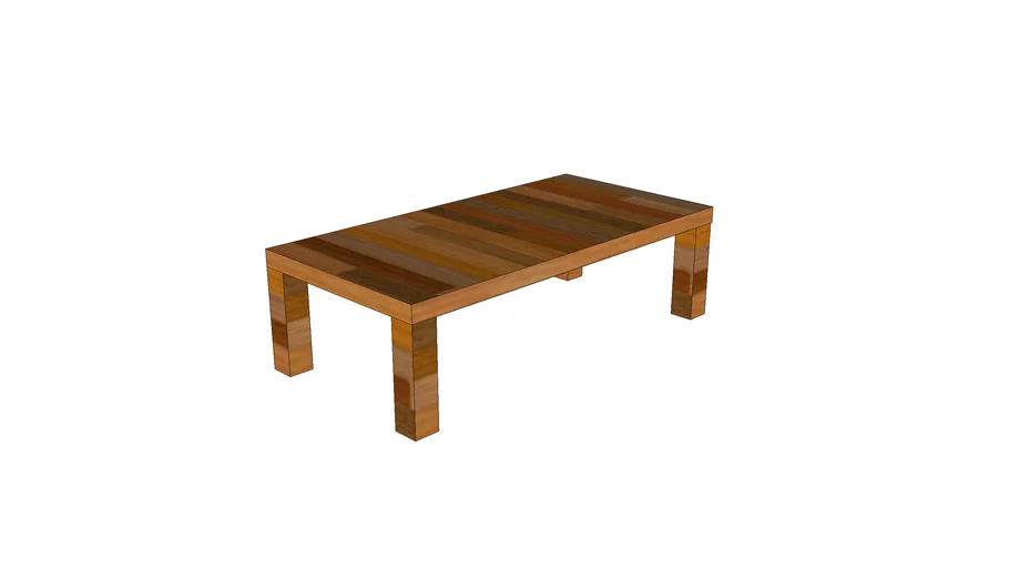 Wooden Coffee Table | 3D Warehouse