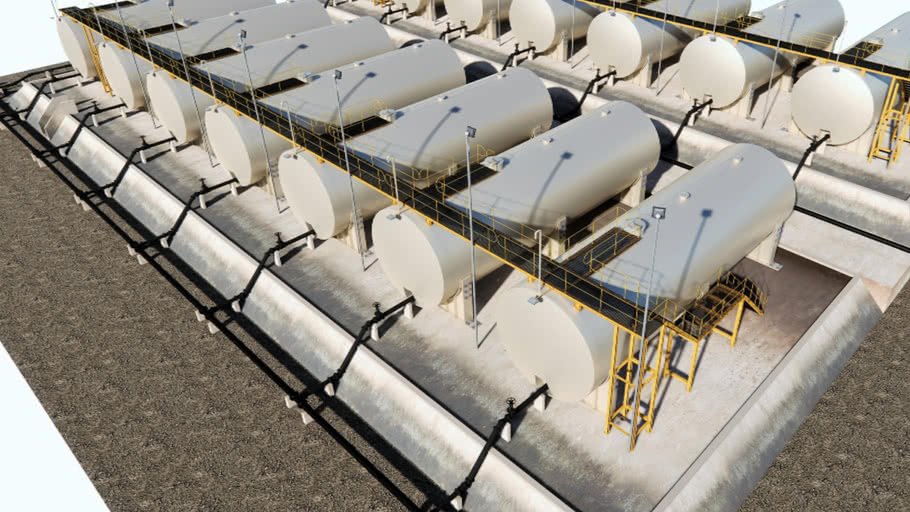 REMOTE AREA TANK FARM | 3D Warehouse