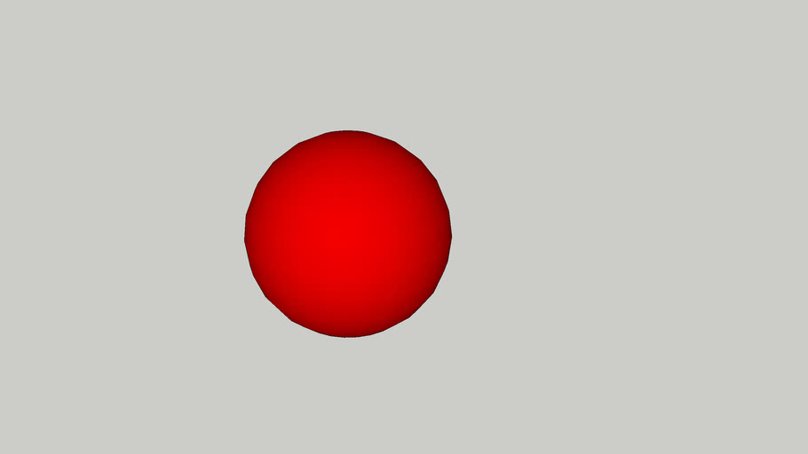 Red Sphere | 3D Warehouse
