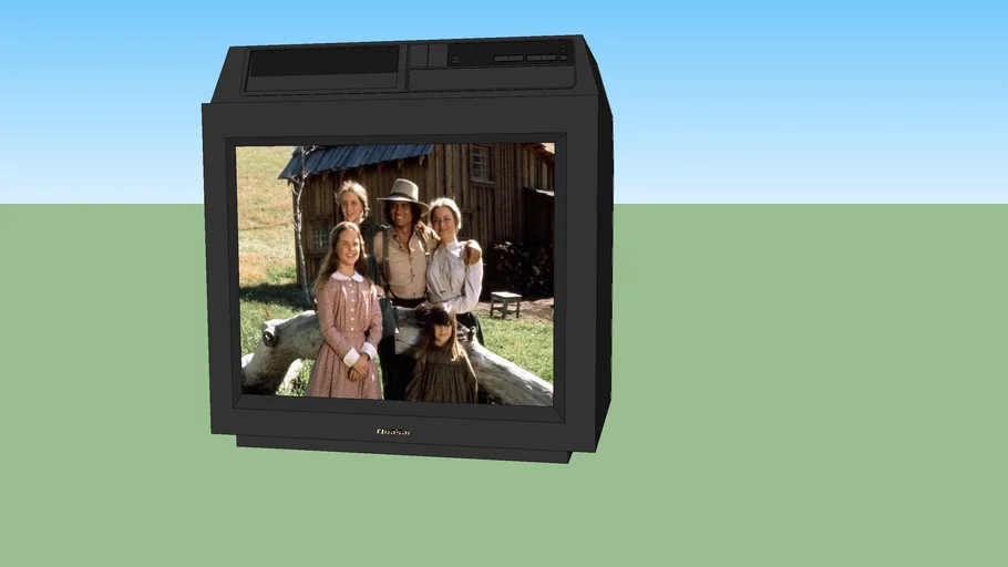 Quasar CRT TV/VHS VCR combo (VV8220A) | 3D Warehouse