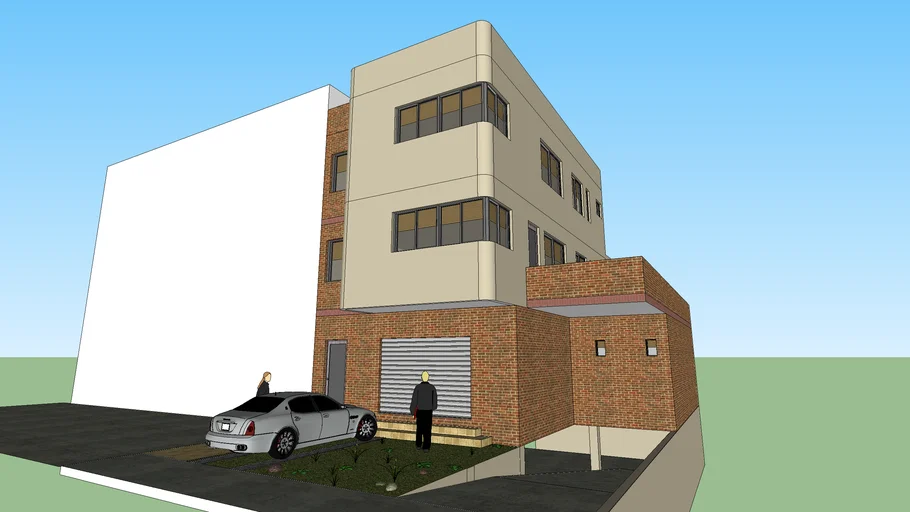 casa de 3 plantas con sotano | 3D Warehouse