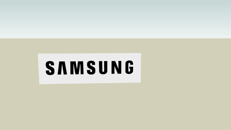SAMSUNG LOGO WITH RECTANLGE | 3D Warehouse