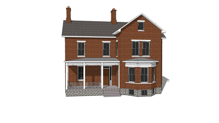 Vernacular Brick Victorian House | 3D Warehouse