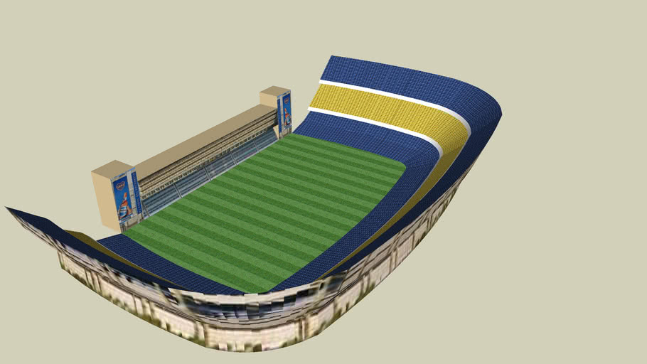 La cancha de boca juniors la bombonera estadio de boca juniors | 3D ...
