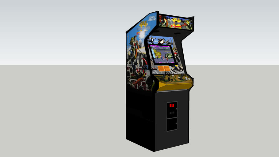 Double Dragon II arcade game Rev.1 | 3D Warehouse