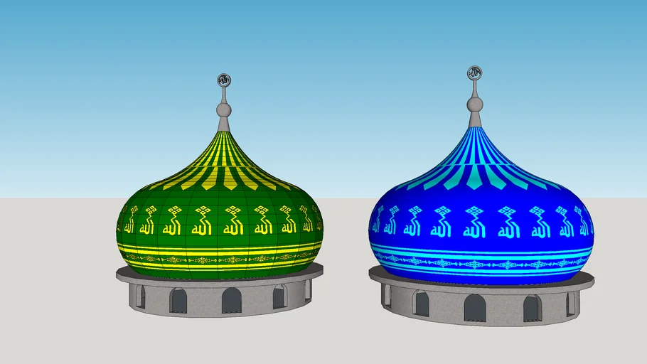 Kubah, Dome, Mosque | 3D Warehouse