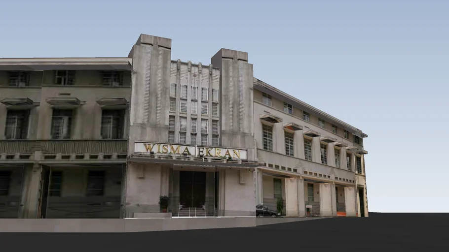 Wisma Ekran- Anglo Oriental Building built in 1936 | 3D Warehouse