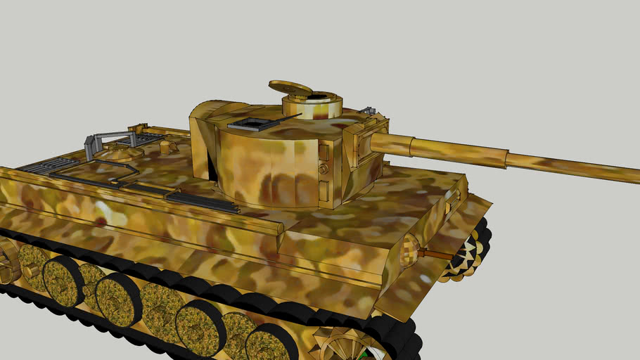 WWII German Tiger Tank by M17 | 3D Warehouse