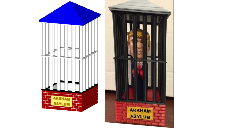 ARKHAM ASYLUM for 3D printing | 3D Warehouse