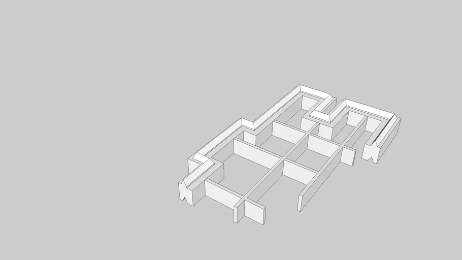 Scaled Model Test with Floor Grid | 3D Warehouse