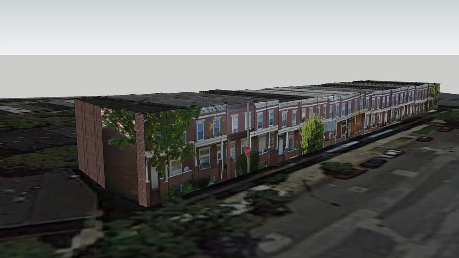 Baltimore Rowhouses | 3D Warehouse