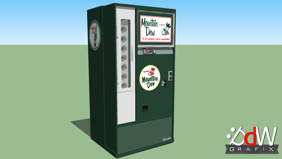 Mountain Dew Vending Machine | 3D Warehouse