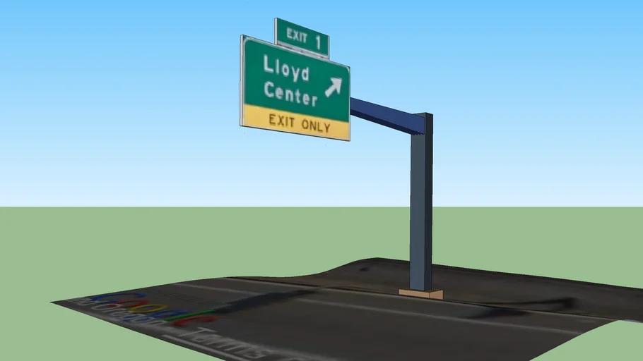 expressway sign | 3D Warehouse