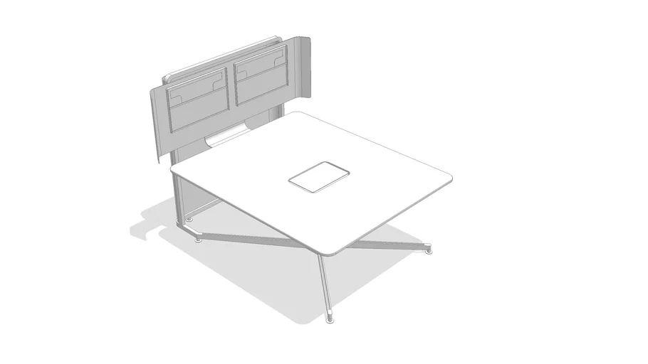 media:scape - Desk Height Table | 3D Warehouse