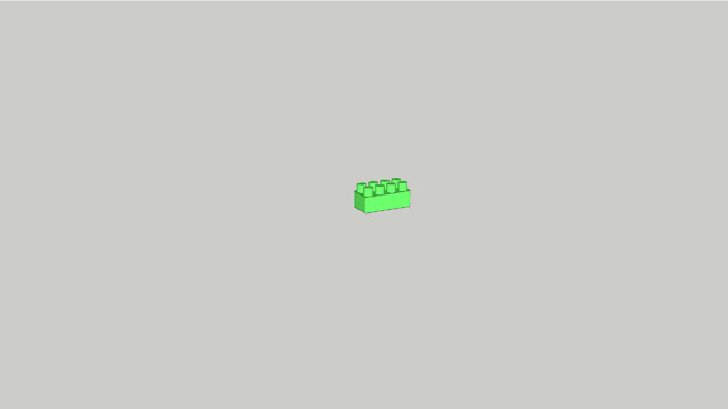 Block Brick TWO (Green) | 3D Warehouse