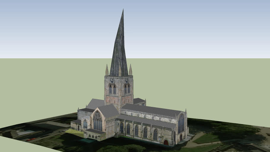 Chesterfield Crooked Spire | 3D Warehouse