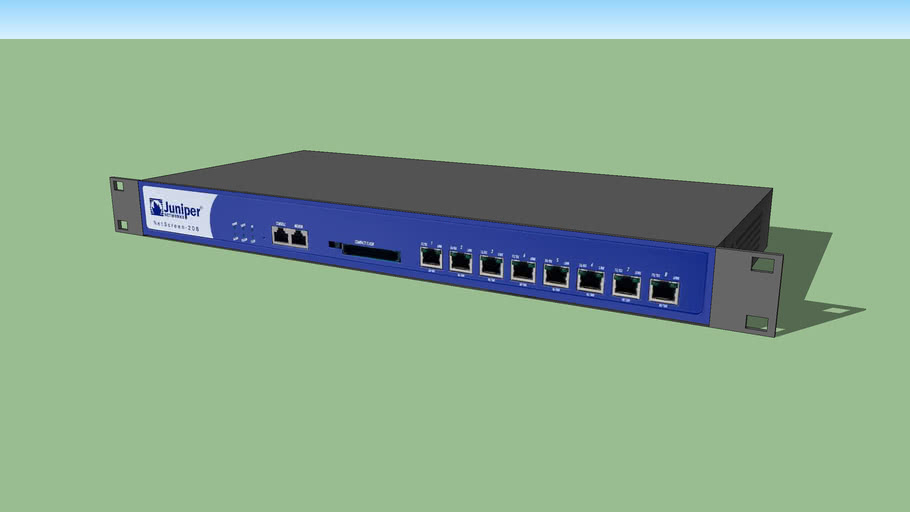 Juniper NetScreen-208 | 3D Warehouse