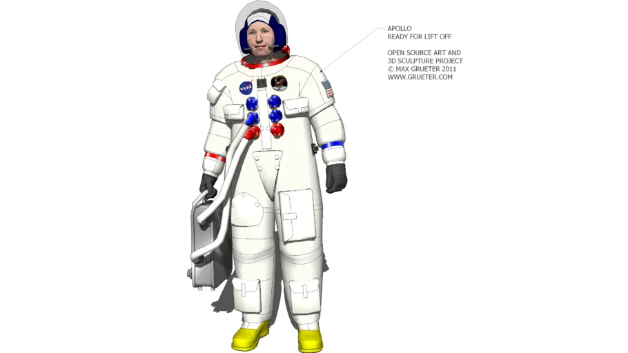 APOLLO ASTRONAUT | 3D Warehouse