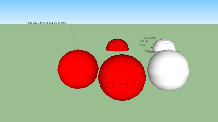 how to make a spheres | 3D Warehouse