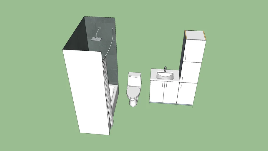 simple bath | 3D Warehouse