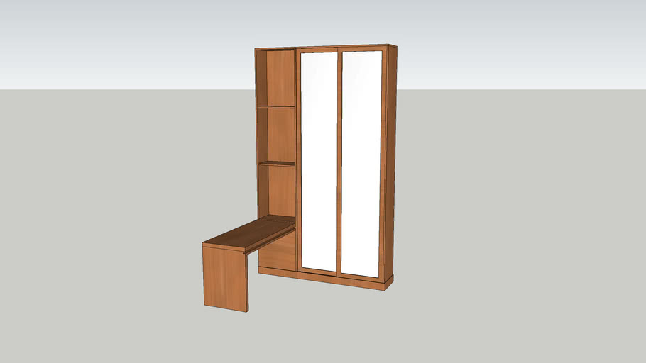 Lemari & Meja Kerja | 3D Warehouse