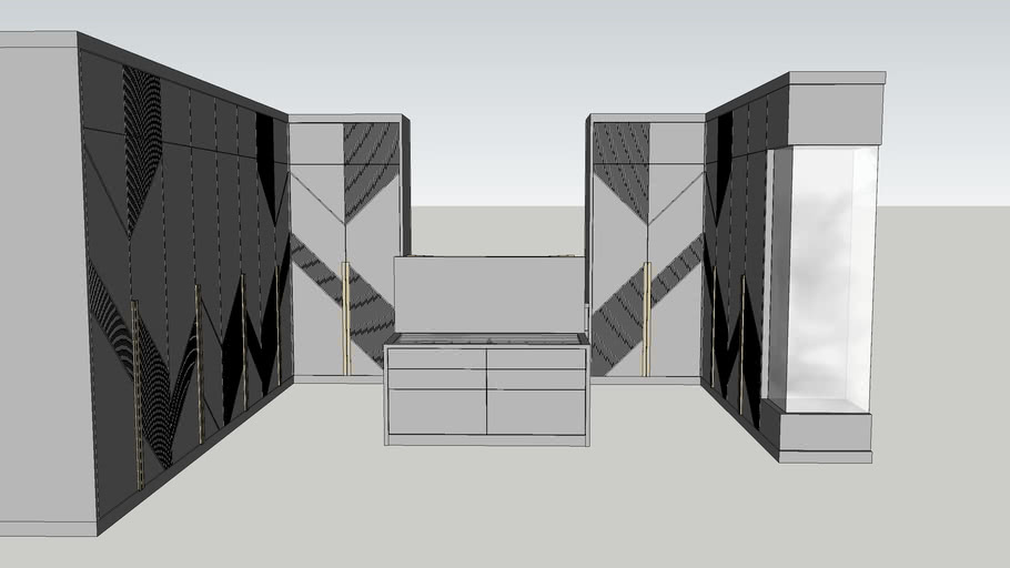 Master Bedroom Wardrobe | 3D Warehouse