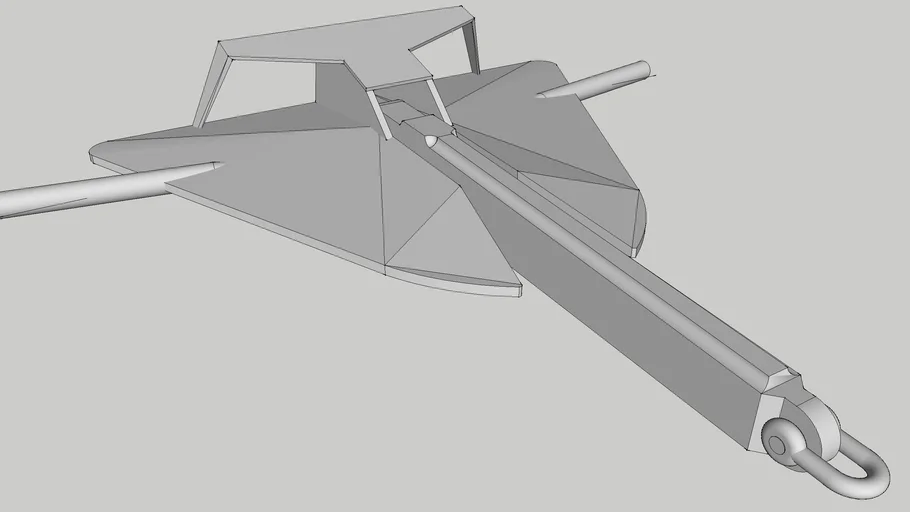 Stevin MK3 12,000 t Anchor | 3D Warehouse