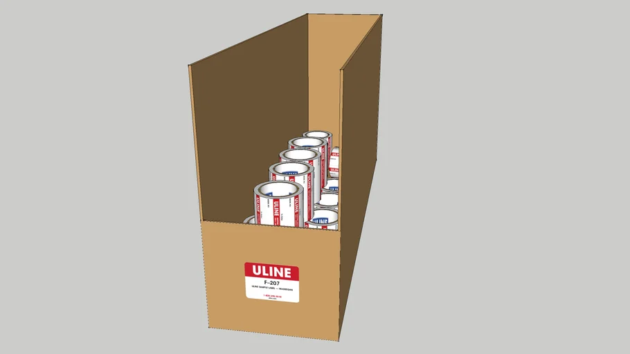 Uline F-207 Office Supplies | 3D Warehouse