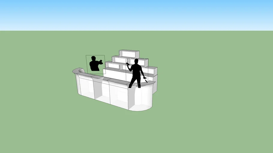 LED Bar and Back-Bar Shelves | 3D Warehouse