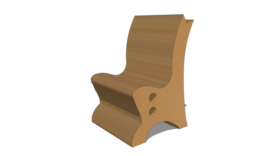 cardboard chair | 3D Warehouse