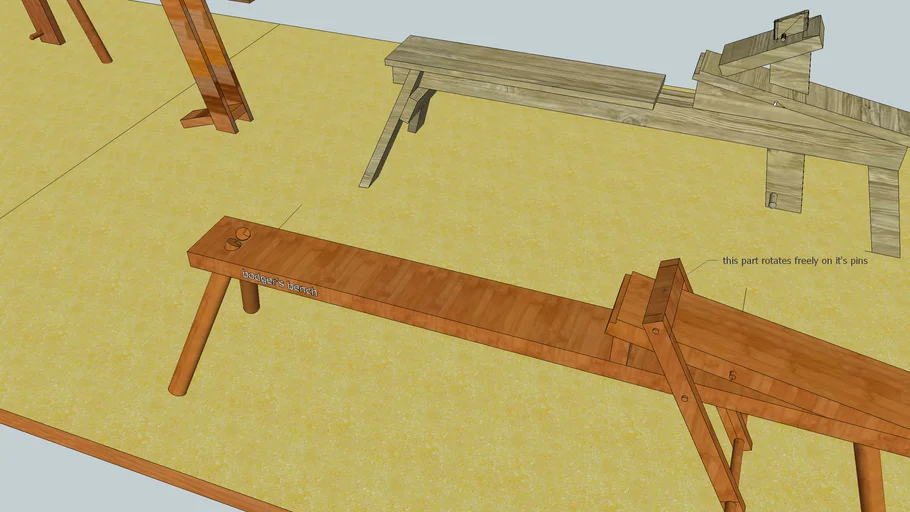 shaving horses | 3D Warehouse