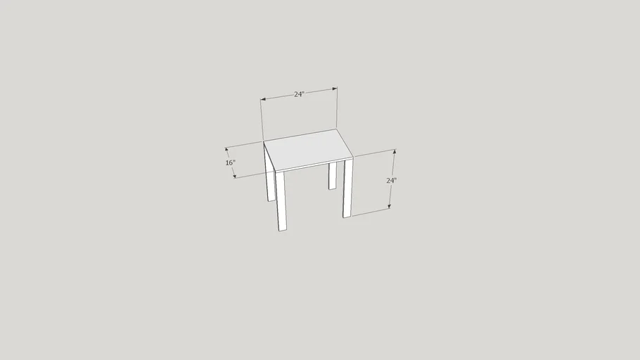 simple table | 3D Warehouse