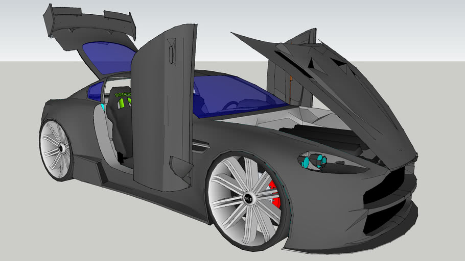 Aston Martin DBS Showcase Racing Car | 3D Warehouse