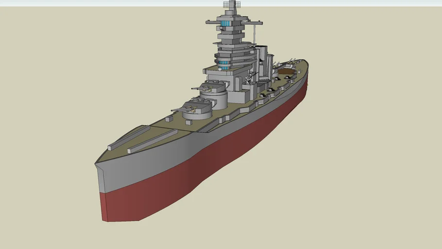 Kongo battleship | 3D Warehouse