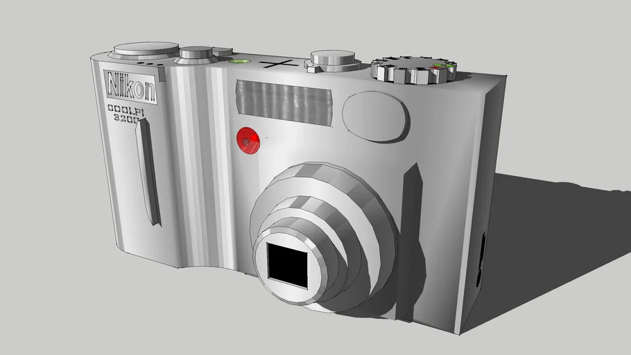 Nikon 3200 collpix digital camera | 3D Warehouse