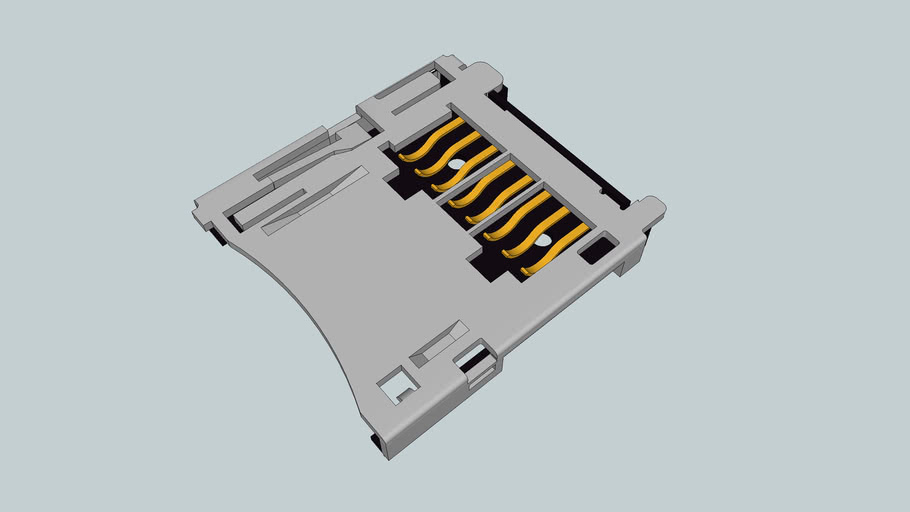 micro SD socket | 3D Warehouse