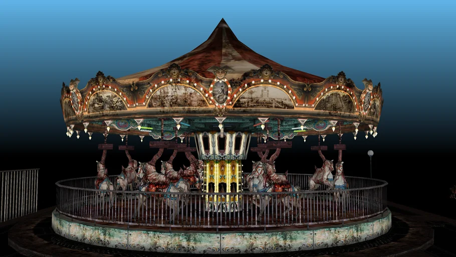 Happy carousel | 3D Warehouse