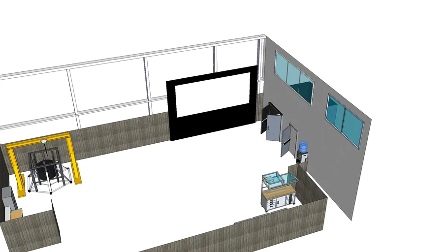 Focused Lab work area | 3D Warehouse