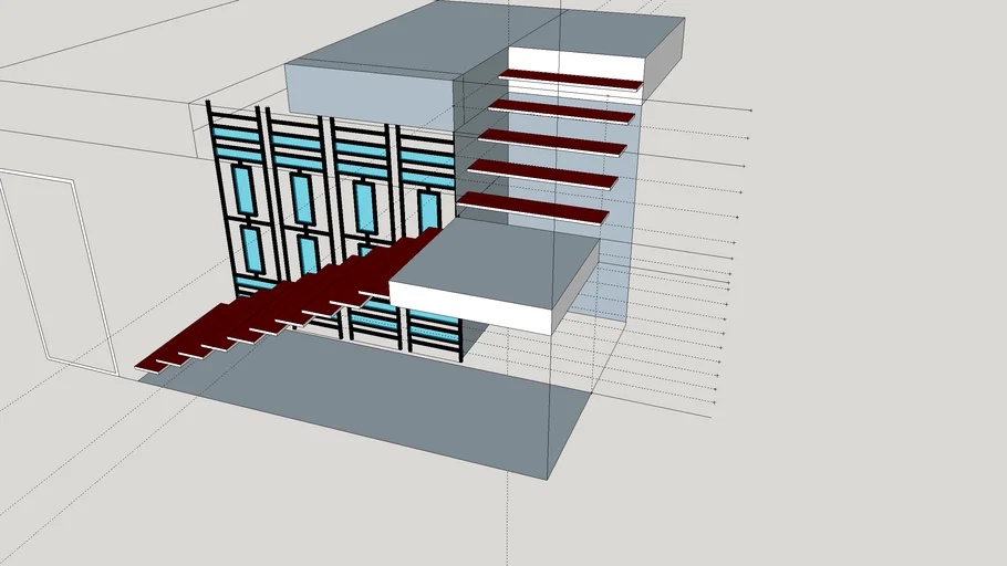 ราวบันได V 1.0 | 3D Warehouse