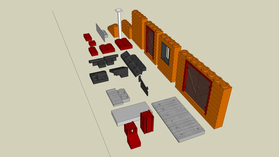 Exin West 3D: Kit Stable | 3D Warehouse