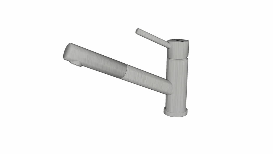 Cerami douchette Inox -Bradano - Mitigeur de cuisine -51348 | 3D Warehouse