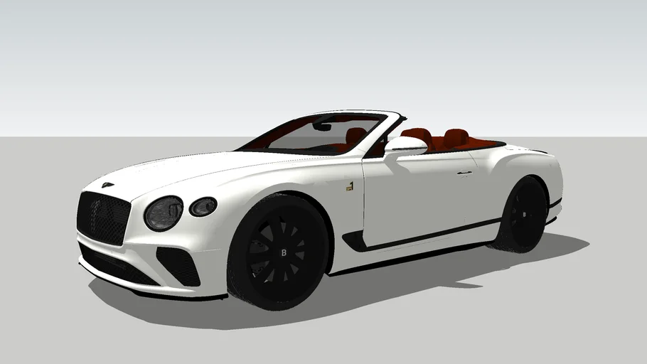 2019 Bentley Continental GT Convertible Number 1 Edition | 3D Warehouse