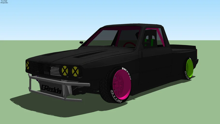 BMW E30 Drift truck | 3D Warehouse