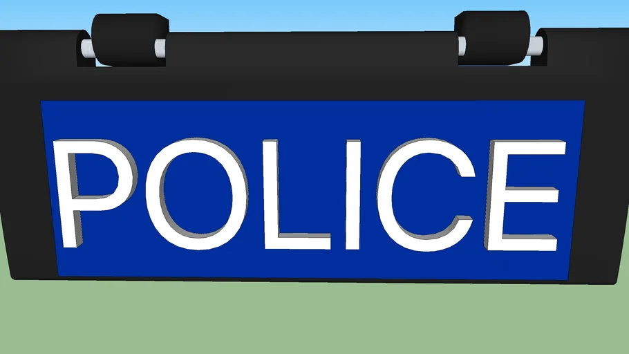 police visor sign | 3D Warehouse